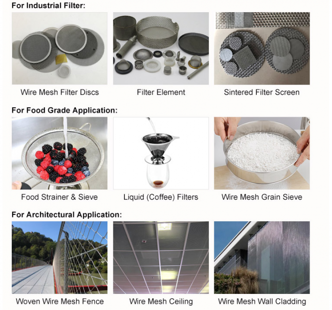 304 Stainless Steel Wire Mesh Cloth ASTM E2016-20