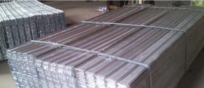 Galvanized metal High Rib Formwork For Concrete 90mm Rib distance