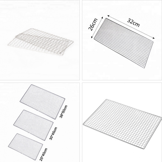 Outdoor 0.5mm-2.0mm Wire Stainless Steel Grill Mesh For BBQ