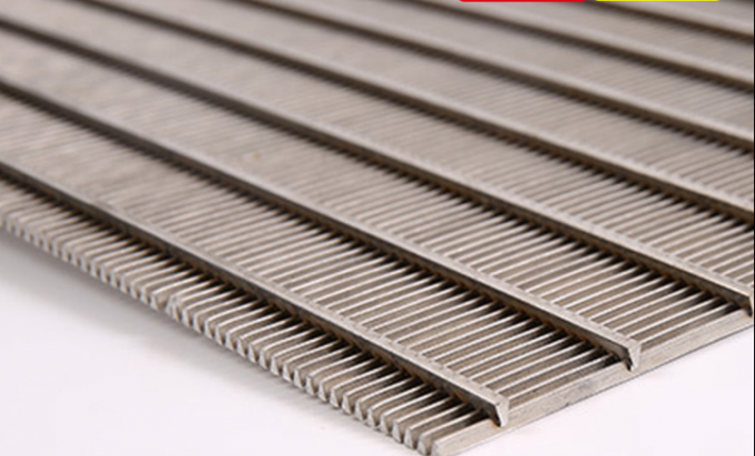 Monel Hastelloy 100 Micron Wedge Wire Screens Flat Sieve Panel For Sand ...