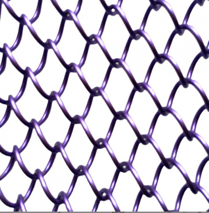 2mm Architectural Metal Mesh Aluminum Hanging Drapery Chain Link ...