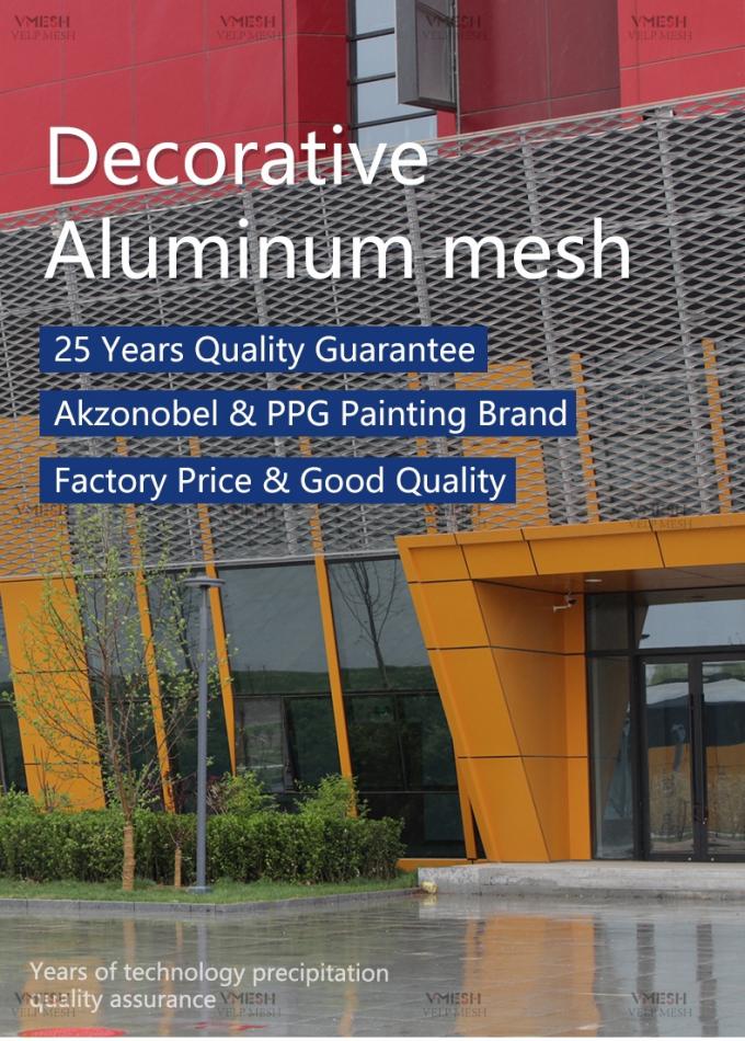 Custom Aluminum Expanded Metal Mesh for Suspended Ceilings