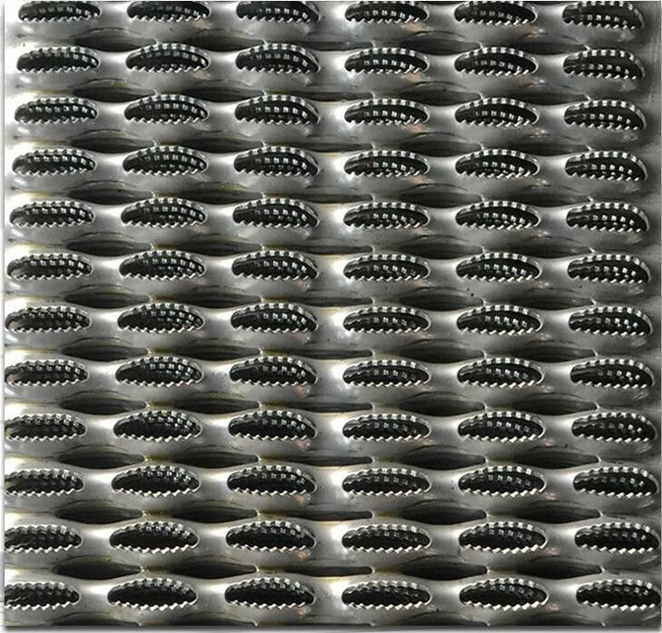 Anti Slip 5 Diamond Walkway Steel Safety Grating Stair Treads Corrosion ...