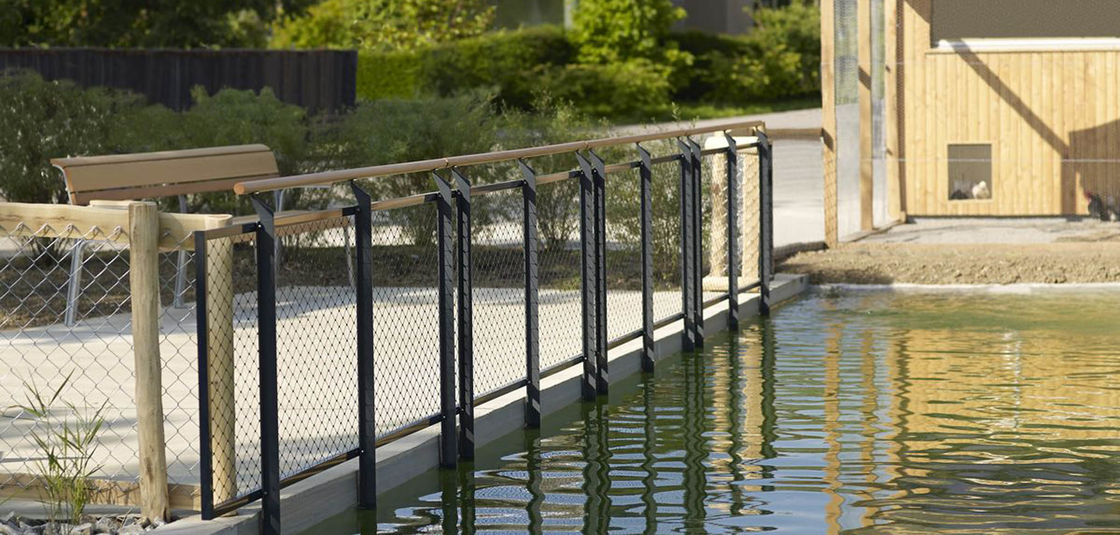 UV Resistant Stainless Steel Wire Rope Mesh