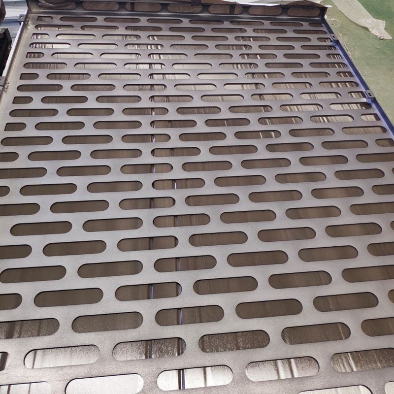 Aluminum Slotted Hole Perforated Metal Panels for Decorative Use