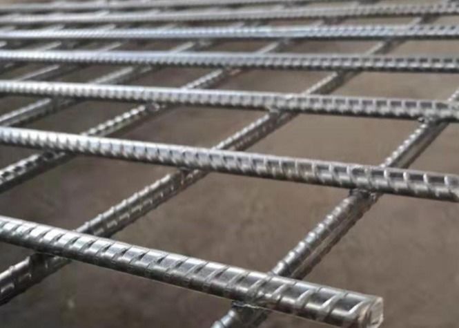 Reinforcing Ribbed Bar Welded Wire Mesh Panels For Concrete Slab 10mm ...