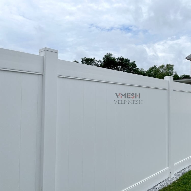White PVC Vinyl Privacy Fence Panels - Durable & Low Maintenance