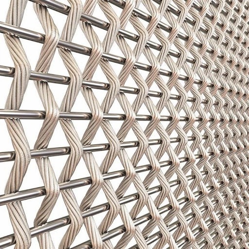 Stainless Steel Woven Wire Mesh for Architectural Facade Cladding