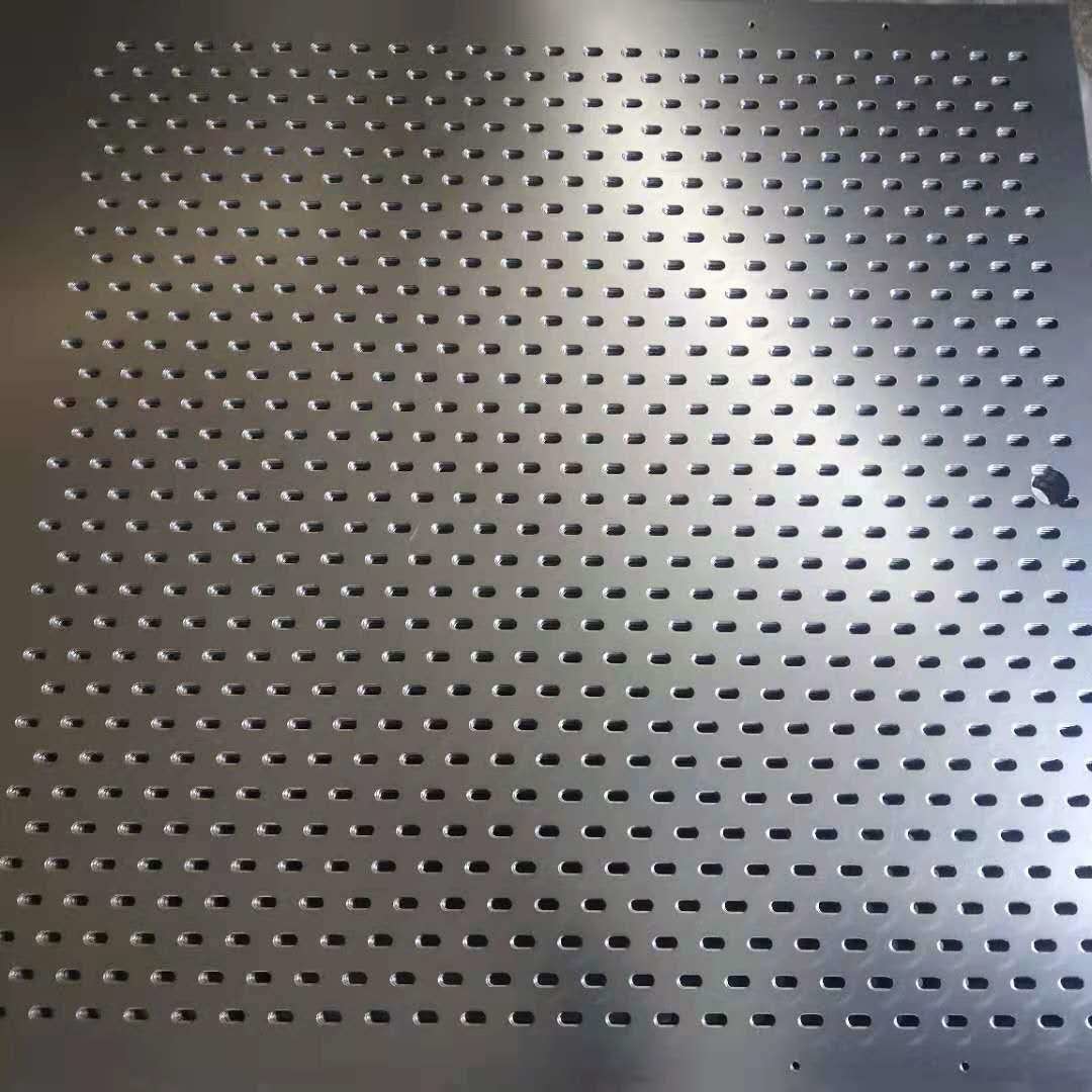 Galvanized Round Hole Perforated Metal Mesh Plate 36" Width