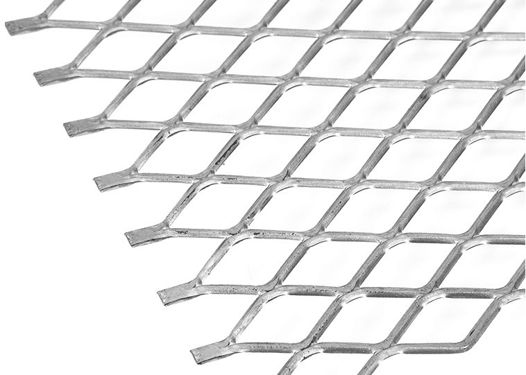 40*80mm 34*80mm Rhombus Expanded Metal Mesh Balustrades 4x8 Expanded ...