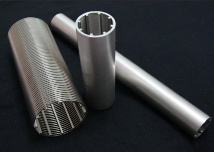 Inconel Inckel Slotted Wedge Wire Filter Screen 600mm OD For Construction