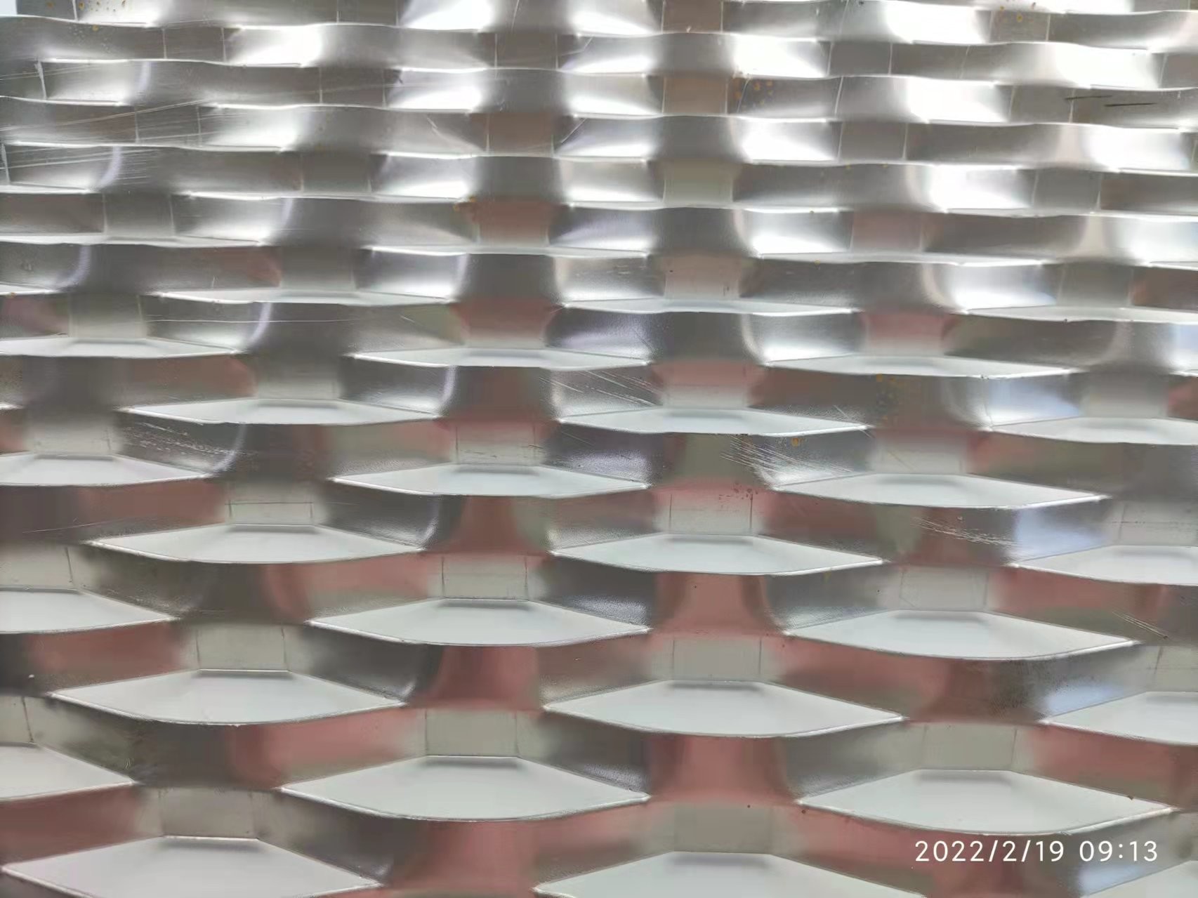 Big Diamond Hole Expanded Metal Mesh Powder Coated 1.5x3m