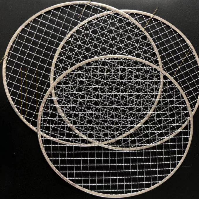 Camping Rectangle Bbq Grill Wire Mesh Outdoor Welded Stainless Steel