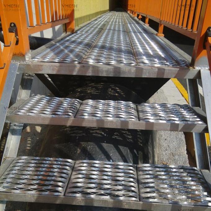 5mm Grip Strut Safety Grating Channel Aluminum Diamond Plank