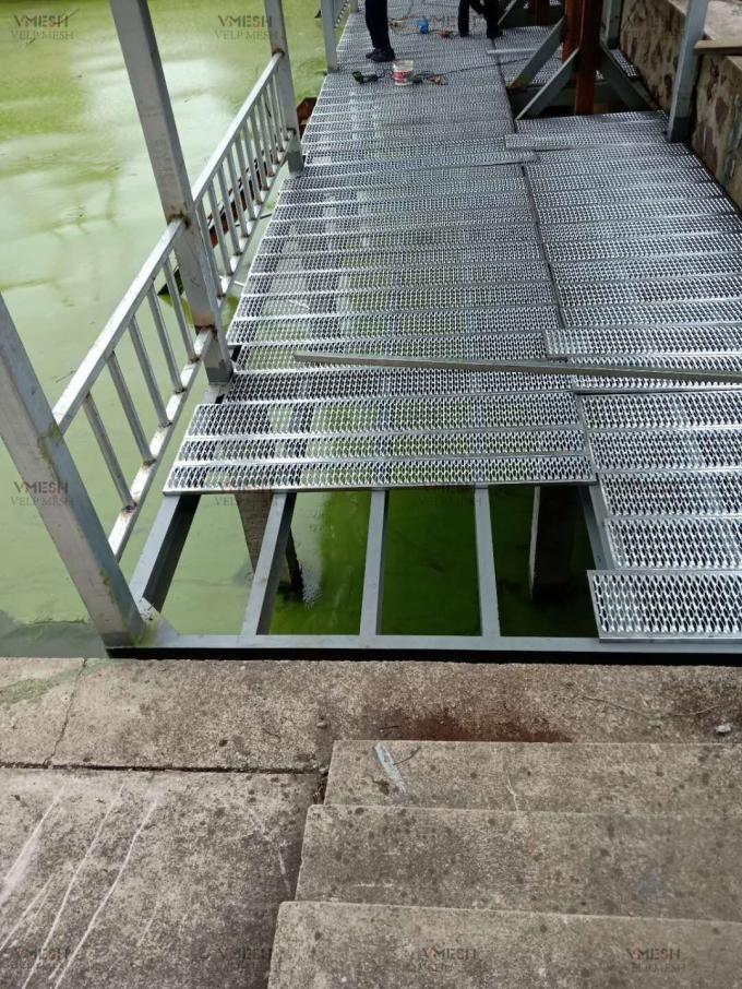 5mm Grip Strut Safety Grating Channel Aluminum Diamond Plank