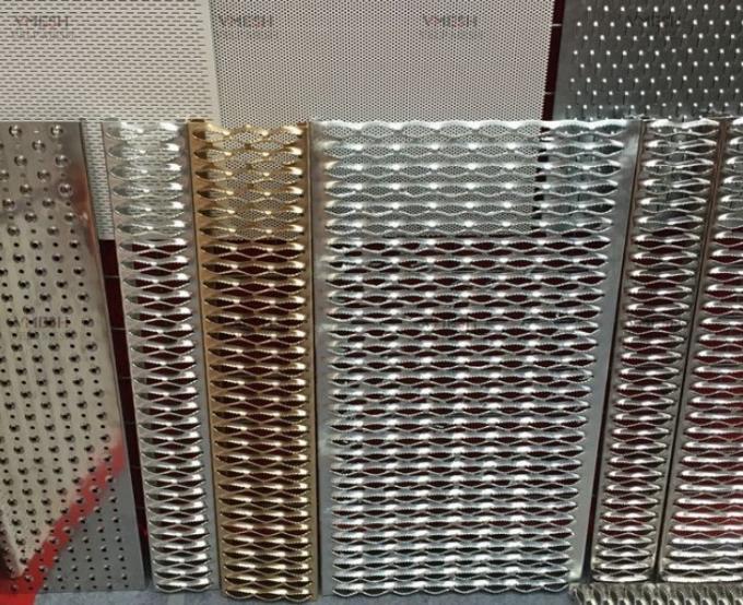 Round Hole Walkway Grip Span Safety Grating 450mm Wear Resistance