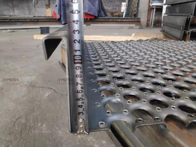 Aluminum Round hole Perf O Grip Safety Grating For Walkway Platform