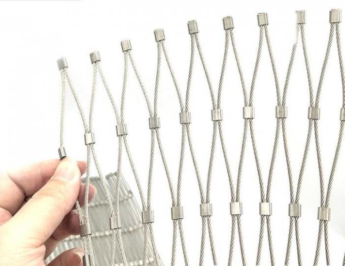 Corrosion Resistant Stainless Steel Cable Netting For Marine