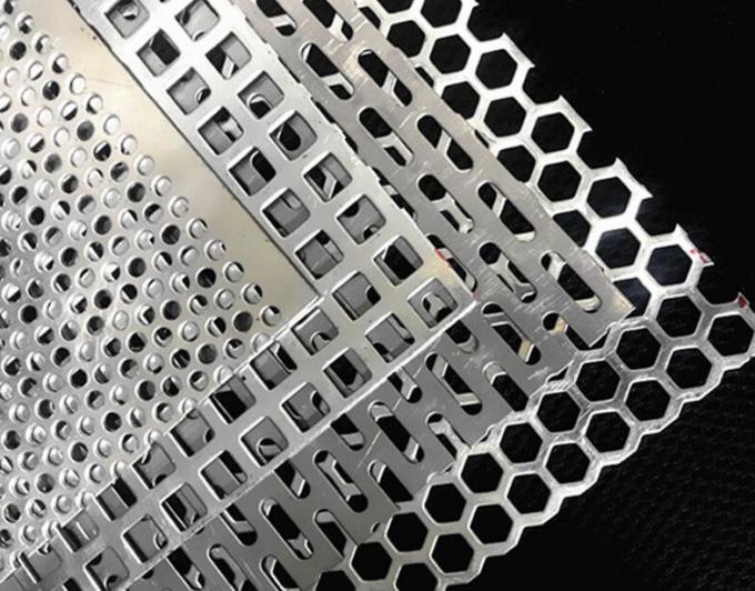 Interior And Exterior Decoration Aluminum Oblong Slotted Perforated ...