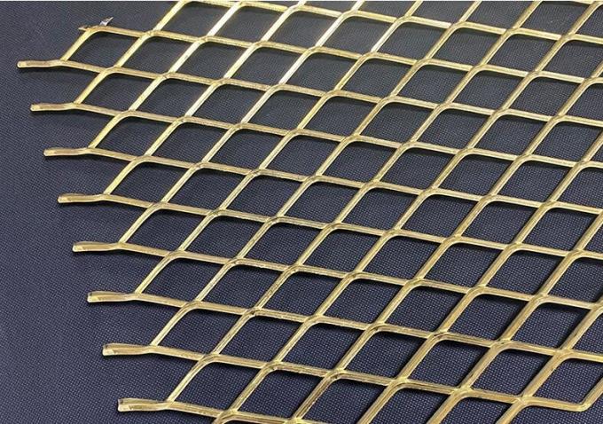 Emi Shielding Protective Copper Expanded Metal Mesh For Wind Energy ...