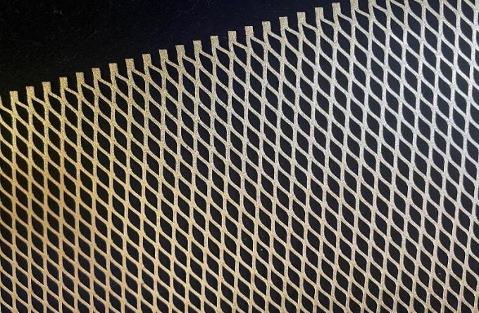 Lightning Protection Expanded Metal Mesh Pure Copper Micro Hole Diamond