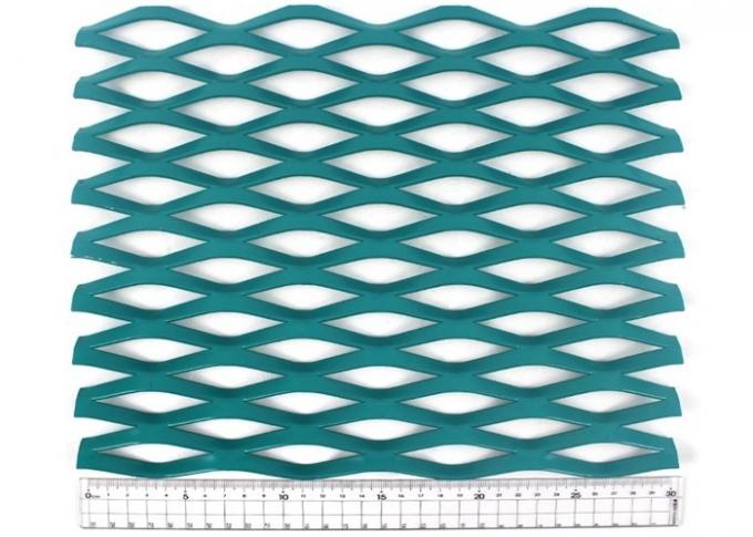 Powder Coated Aluminium Expanded Metal Mesh 1*2m For Building Cladding ...