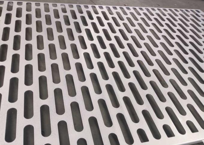 Architectural PVDF Size 1500*2500mm Perforated Metal Mesh Sheet