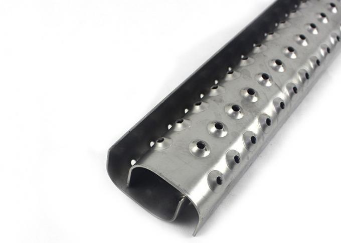 Galvanized Perforated Safety Ladder Rung - Anti-Slip Metal Tread