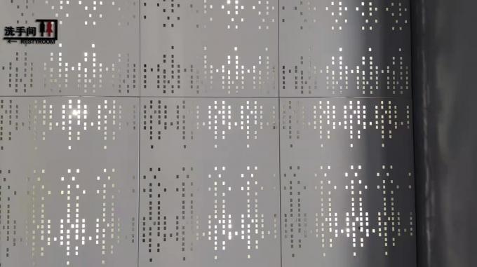 Customized 0.3mm Aluminum Perforated Panel Round Hole Square Hole ...